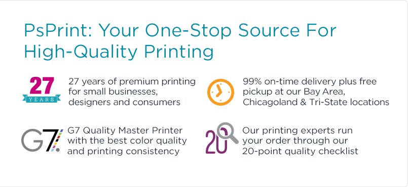 PsPrint | Top Quality, Dependable Online Printing Services